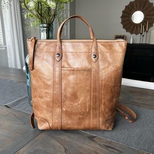 Frye | Bags | Frye Kayla Knotted Backpack Nutmeg Leather Nwot Retails ...
